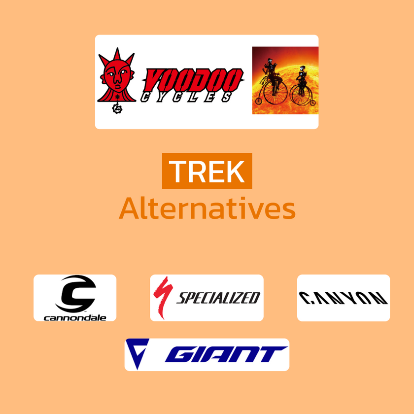 5 Trek Bicycles Alternative Road & Mountain Bike Brands – Voodoo Cycles